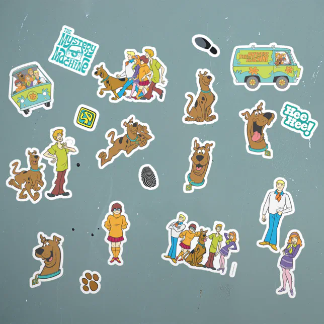 Scooby Doo Sticker Set | Zazzle