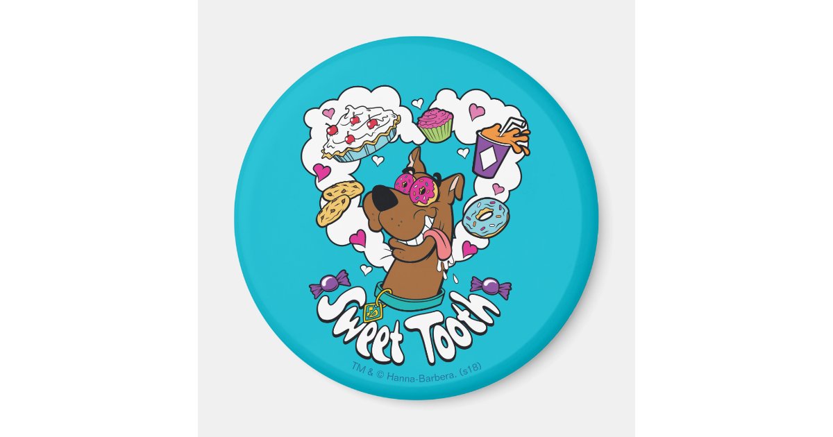 Scooby-Doo "Sweet Tooth" Magnet | Zazzle