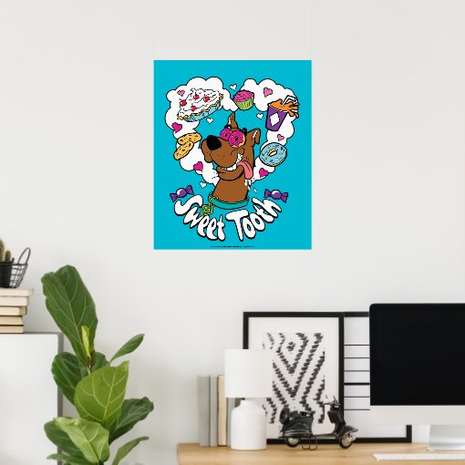Scooby-Doo "Sweet Tooth" Poster | Zazzle