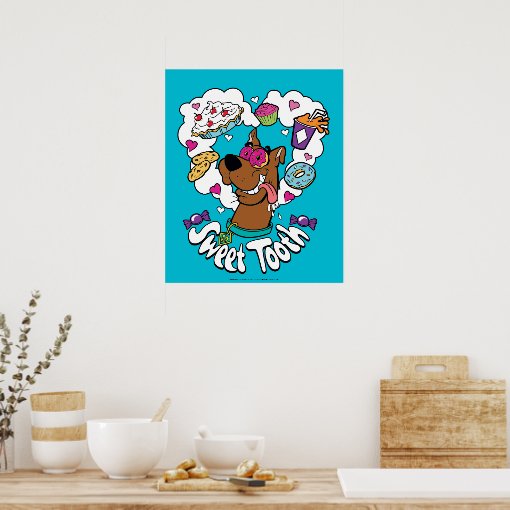 Scooby-Doo "Sweet Tooth" Poster | Zazzle