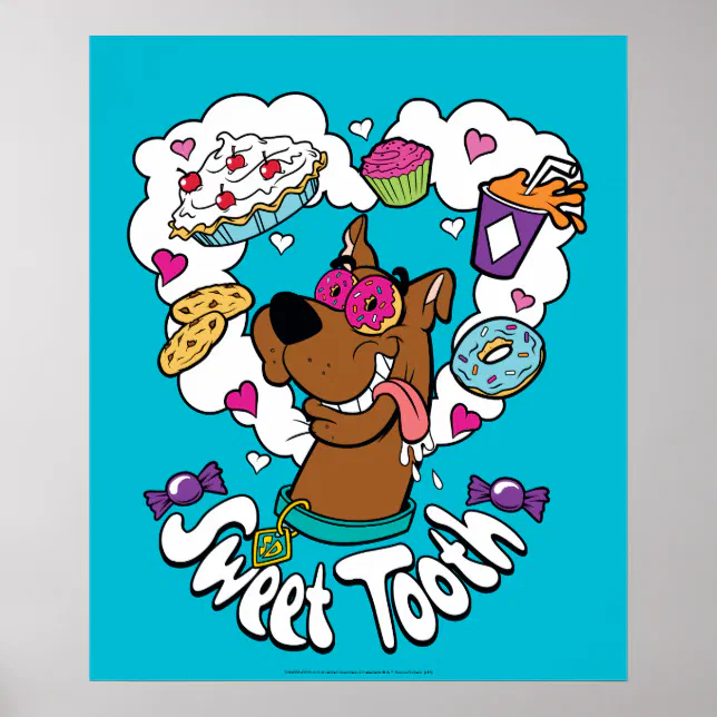 Scooby-Doo "Sweet Tooth" Poster | Zazzle