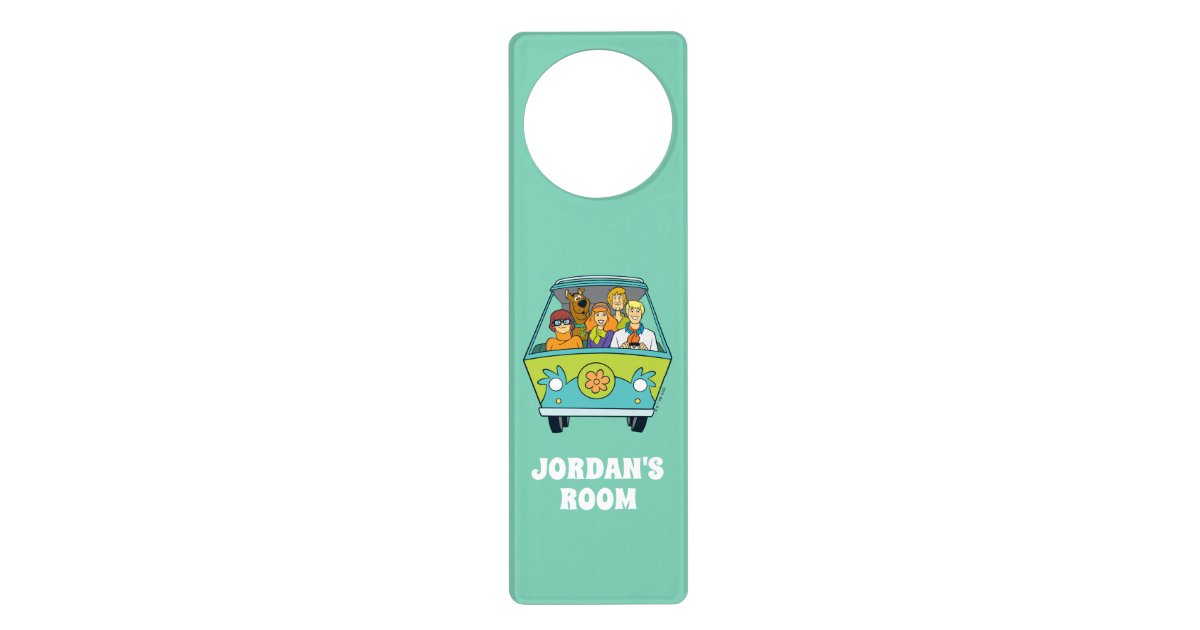 Scooby-Doo & The Gang Mystery Machine Door Hanger | Zazzle
