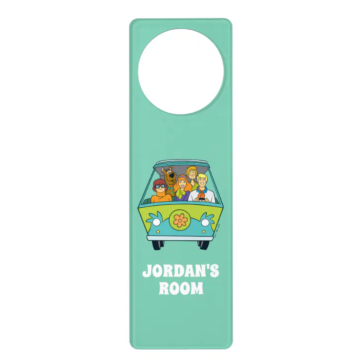 Scooby Doo And The Gang Mystery Machine Door Hanger Zazzle