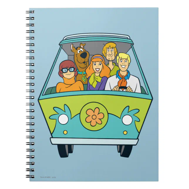 Scooby-Doo & The Gang Mystery Machine Notebook | Zazzle