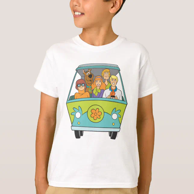 Scooby-Doo & The Gang Mystery Machine T-Shirt | Zazzle