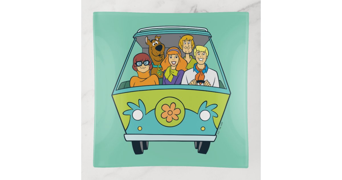 Scooby-Doo & The Gang Mystery Machine Trinket Tray | Zazzle