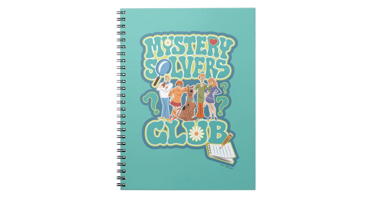 Scooby-Doo & the Gang "Mystery Solvers Club" Notebook | Zazzle