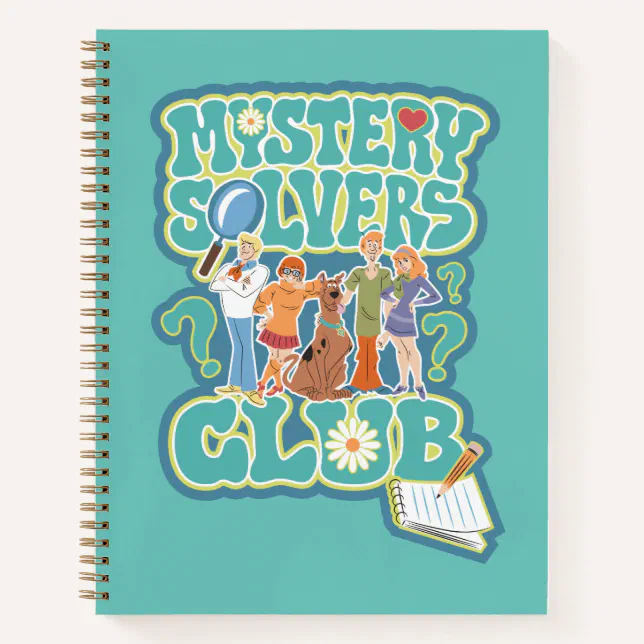 Scooby-Doo & the Gang "Mystery Solvers Club" Notebook | Zazzle