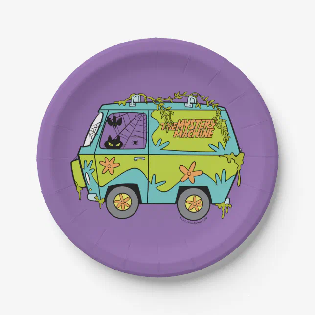 Scooby-Doo | The Mystery Machine Paper Plates | Zazzle