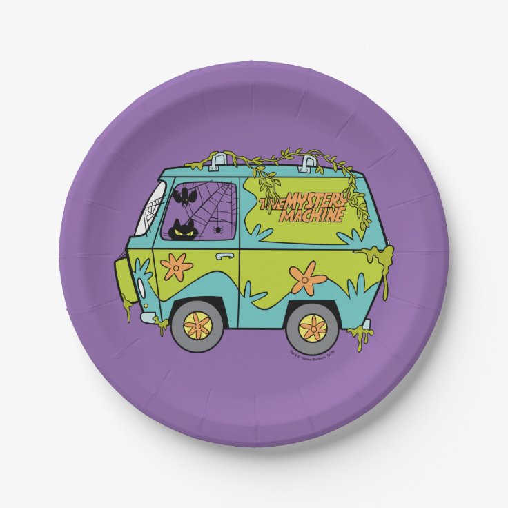 Scooby-Doo | The Mystery Machine Paper Plates | Zazzle