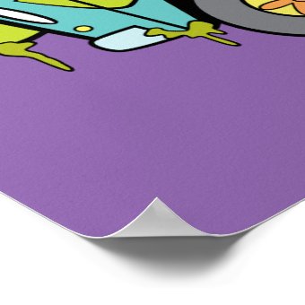 Scooby-Doo | The Mystery Machine Poster | Zazzle