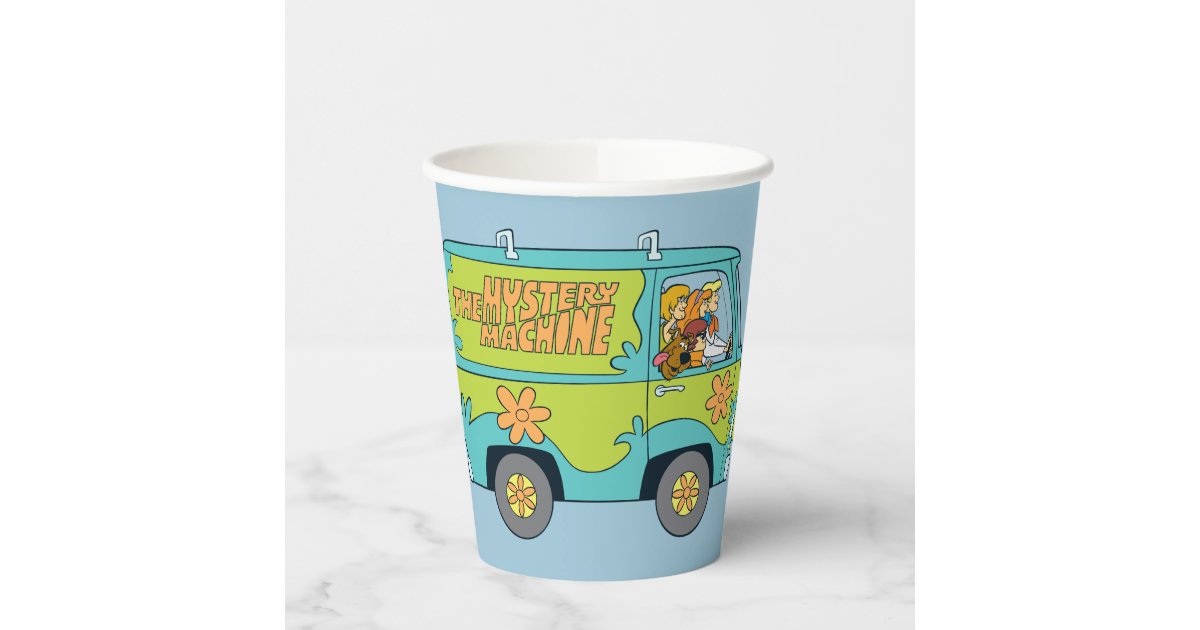 Scooby-Doo | The Mystery Machine Right Side Paper Cups | Zazzle