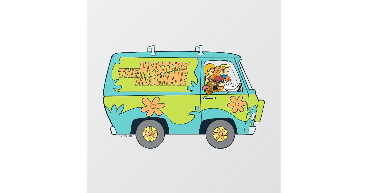 Scooby-Doo | The Mystery Machine Wall Decal | Zazzle