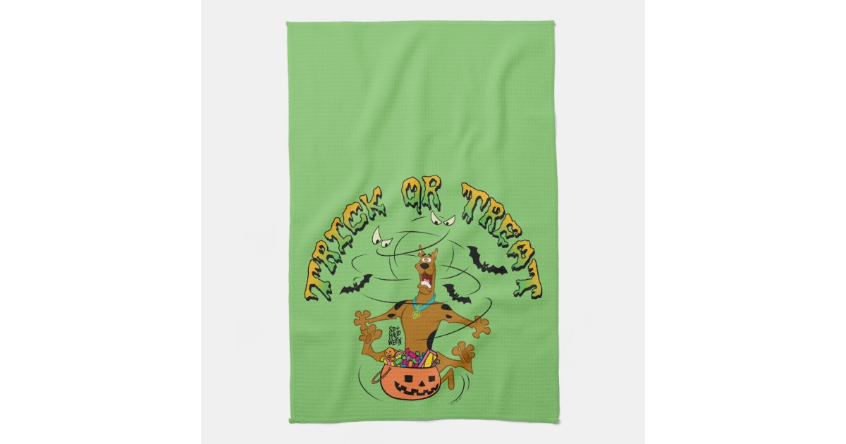 Scooby-Doo | Trick of Treat Kitchen Towel | Zazzle