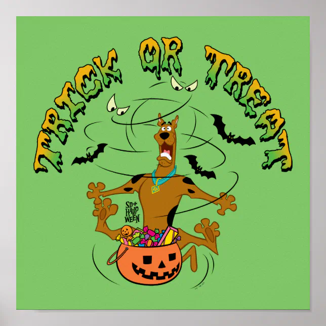 Scooby-Doo | Trick of Treat Poster | Zazzle