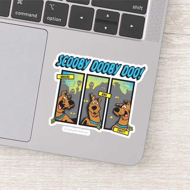 Scooby-Doo Where Are You Comic Panels Sticker | Zazzle