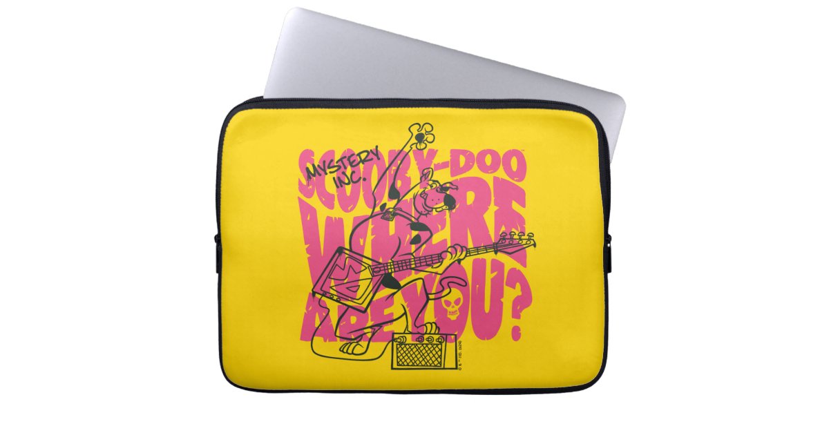 Scooby-Doo Where Are You Punk Guitar Riff Laptop Sleeve | Zazzle