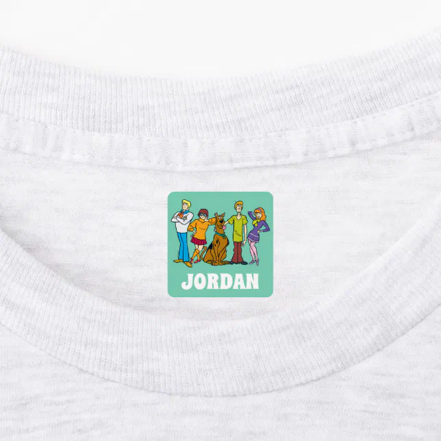 Scooby-Doo | Whole Gang 14 Mystery Inc Labels | Zazzle