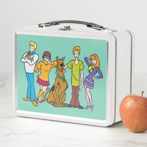 Scooby-Doo | Whole Gang 14 Mystery Inc Metal Lunch Box | Zazzle