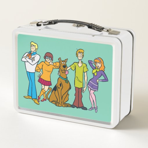 Scooby-Doo | Whole Gang 14 Mystery Inc Metal Lunch Box | Zazzle