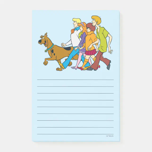 Scooby-Doo | Whole Gang 18 Mystery Inc Post-it Notes | Zazzle