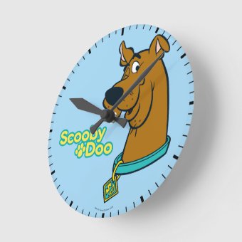 Scooby-Doo Winking Round Clock | Zazzle