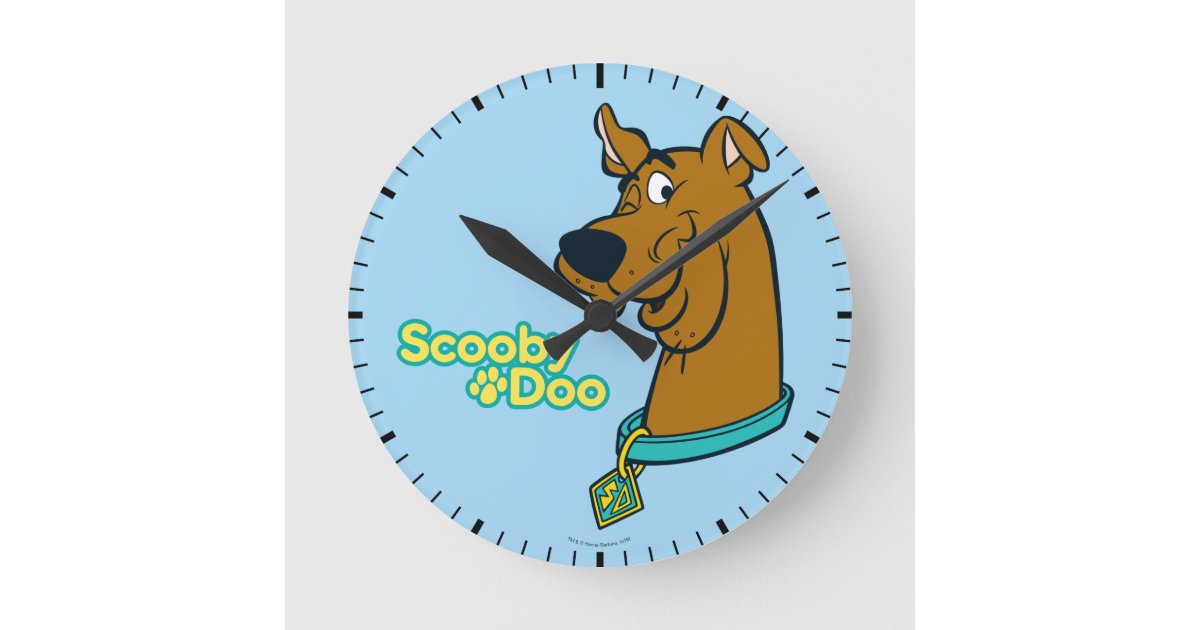 Scooby-Doo Winking Round Clock | Zazzle