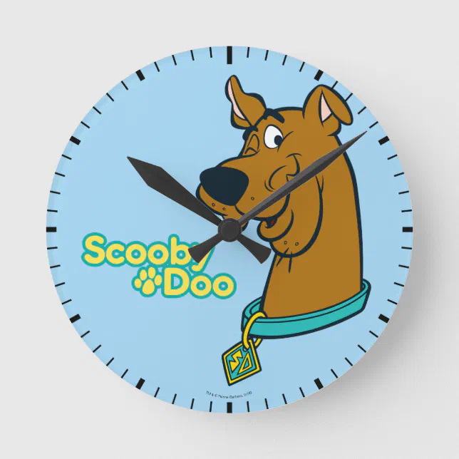 Scooby-Doo Winking Round Clock | Zazzle