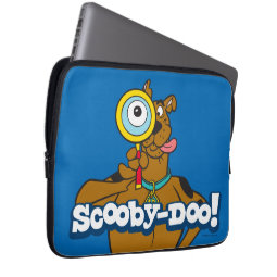 Scooby-Doo With Magnifying Glass Laptop Sleeve | Zazzle