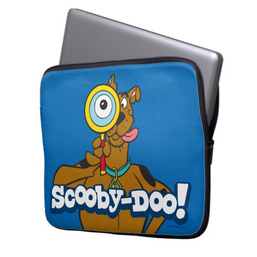 Scooby-Doo With Magnifying Glass Laptop Sleeve | Zazzle