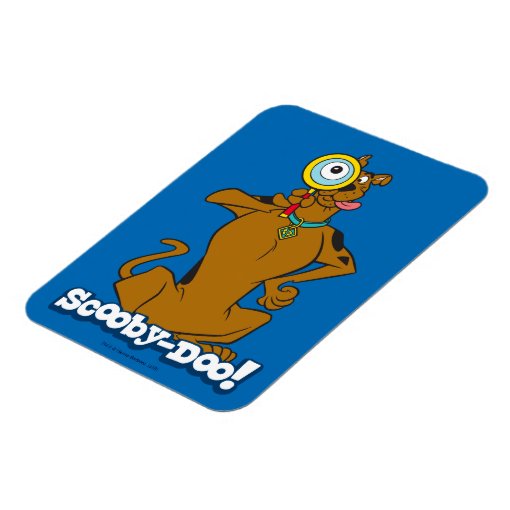 Scooby-Doo With Magnifying Glass Magnet | Zazzle