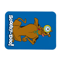 Scooby-Doo With Magnifying Glass Magnet | Zazzle