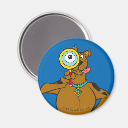 Scooby-Doo With Magnifying Glass Magnet | Zazzle