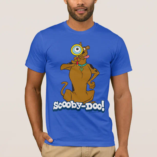 Scooby-Doo With Magnifying Glass T-Shirt | Zazzle