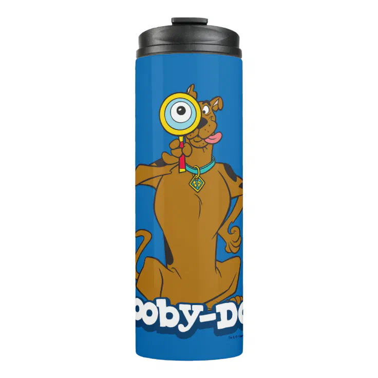 Scooby-Doo With Magnifying Glass Thermal Tumbler | Zazzle