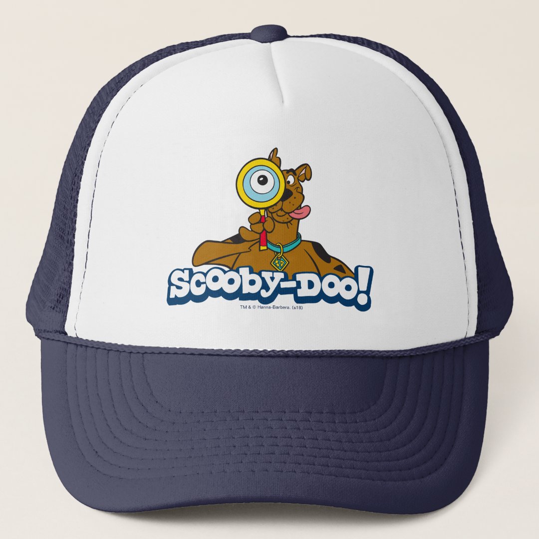 Scooby-Doo With Magnifying Glass Trucker Hat | Zazzle