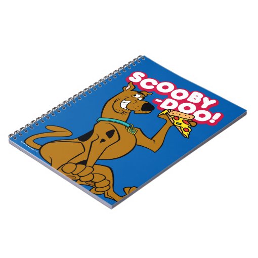 Scooby-Doo With Pizza Slice Notebook | Zazzle