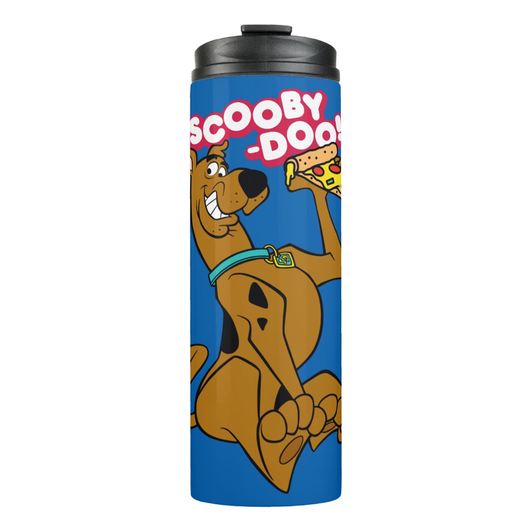 Scooby-Doo With Pizza Slice Thermal Tumbler | Zazzle