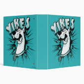 Scooby-Doo "Yikes!" Halftone Graphic 3 Ring Binder | Zazzle