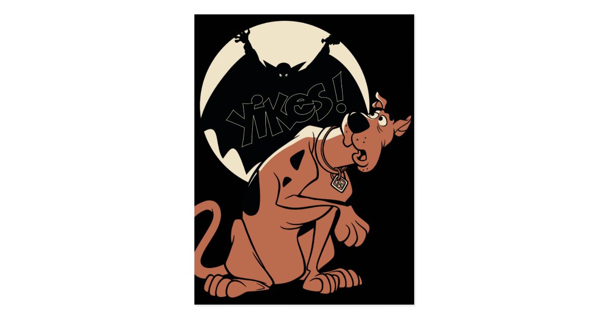 Scooby-Doo "Yikes!" Vampire Shadow Postcard | Zazzle.com