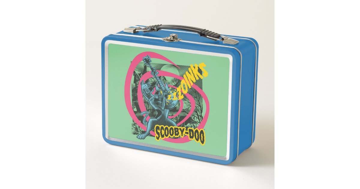Scooby-Doo Zoinks Punk Guitar Graphic Metal Lunch Box | Zazzle