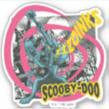 Scooby-Doo Zoinks Punk Guitar Graphic Sticker | Zazzle