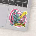 Scooby-Doo Zoinks Punk Guitar Graphic Sticker | Zazzle