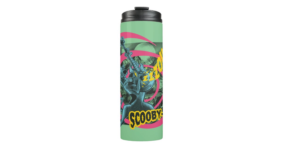 Scooby-Doo Zoinks Punk Guitar Graphic Thermal Tumbler | Zazzle