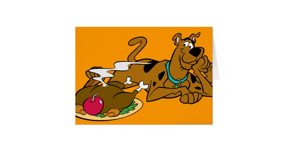 Scooby Thanksgiving 06 Card | Zazzle