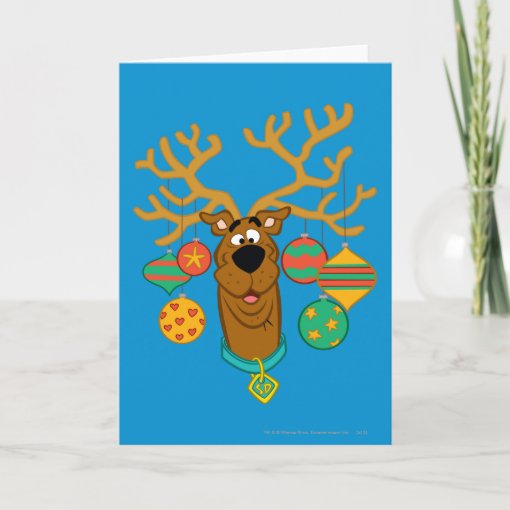 Scooby the Reindeer Holiday Card | Zazzle
