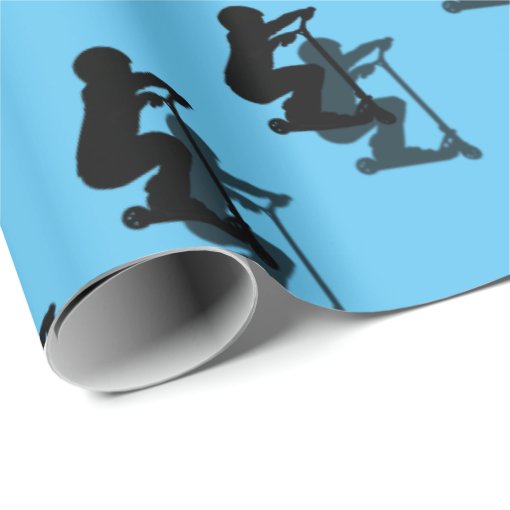 Scooter Boy - Stunt Scooter 5 Wrapping Paper | Zazzle