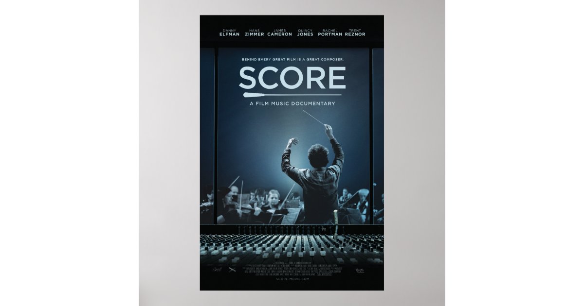 SCORE Baton Poster by Epicleff Media | Zazzle.com