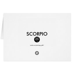 Scorpio Astrology Word Collage Card | Zazzle