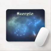Scorpio constellation mouse pad | Zazzle